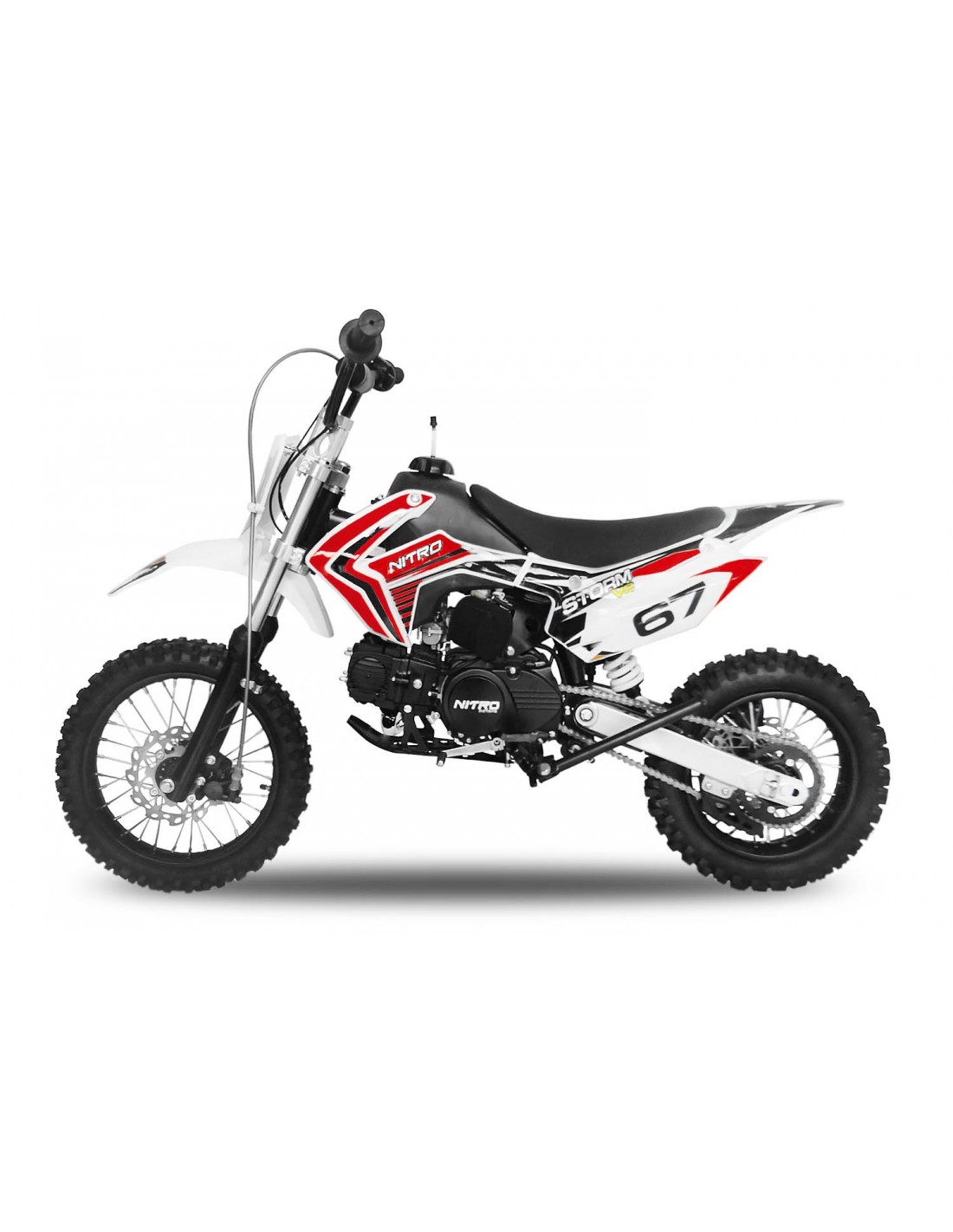 Dirt bike 110cc Storm v2 4t semiautomática 14/12